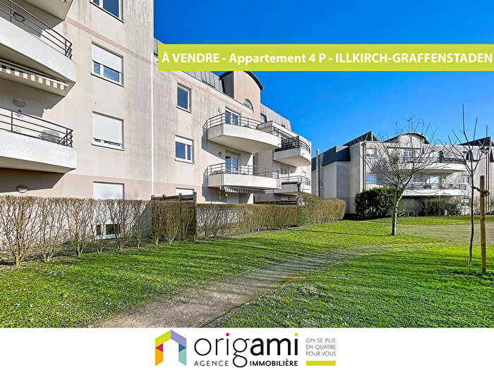 Appartement à vendre - Illkirch-Graffenstaden, Sud - 4 pièces - 3 chambres