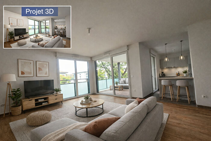 Appartement à vendre - Balma, La Marqueille, La Plaine - 3 pièces - 2 chambres