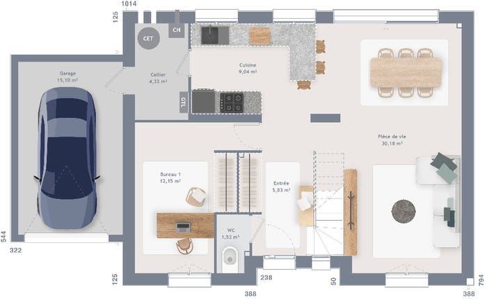 Maisons à vendre et appartements à louer - 3