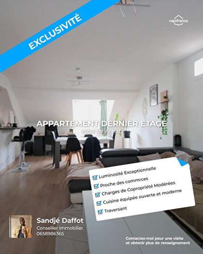 Appartement à vendre - Rives - 3 pièces - 1 chambre