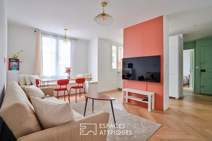 Appartement à vendre - Asnières-sur-Seine, Bécon, Bourguignons - 3 pièces - 2 chambres