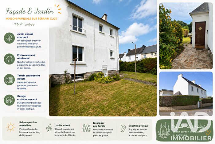 Maison 6 pièces à Concarneau, Kerandon, Le Lin, à vendre