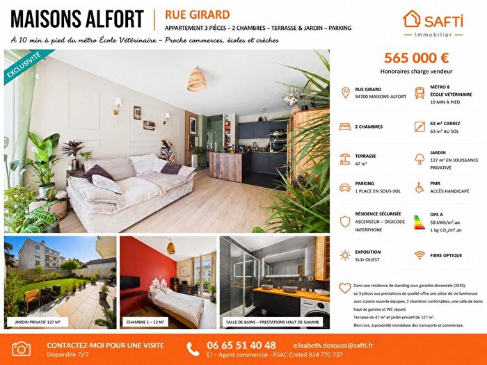 Maisons-Alfort, Alfort - Appartement 3 pièces à vendre
