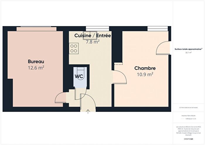 Appartement à vendre - Vitry-sur-Seine, Gare, Jean-Jaurès - 2 pièces - 1 chambre