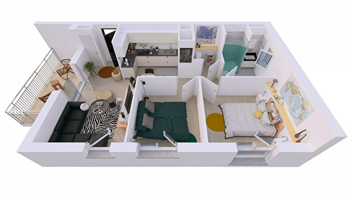 Appartement à vendre - Albi, Jarlard, Le Peyroulié - 3 pièces - 2 chambres