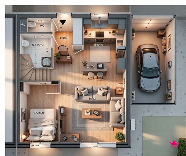 Maison à vendre - Loisin - 5 pièces - 4 chambres