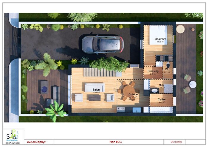 Maison à vendre - Toulouse, Fontaine Lestang - 4 pièces - 3 chambres