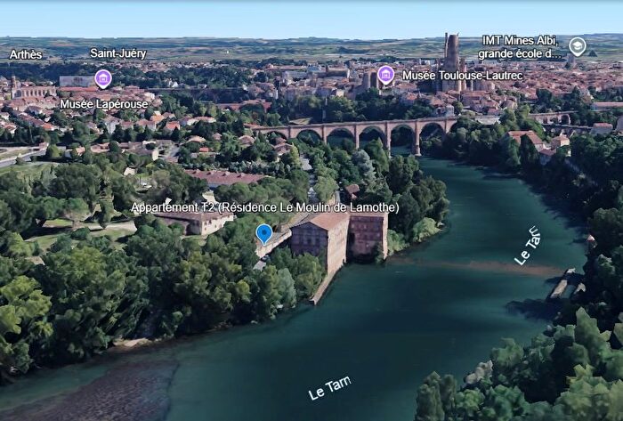 Appartement à vendre - Albi, La Madeleine - 2 pièces - 1 chambre