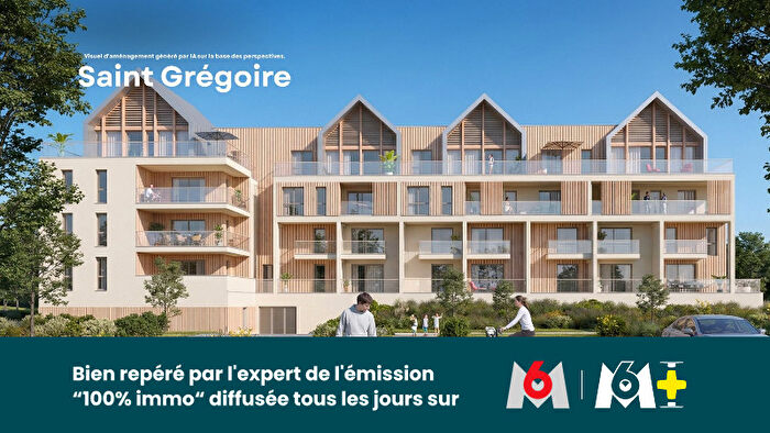 Appartement à vendre - Saint-Grégoire - 5 pièces - 4 chambres