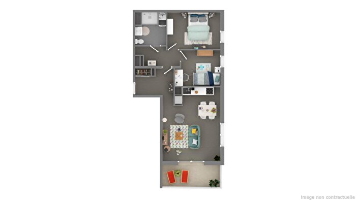 Appartement 3 pièces à louer - Poitiers, Gibauderie