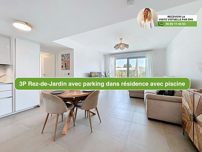 Appartement à vendre - Villeneuve-Loubet, Les Hauts de Vaugrenier, Les Maurettes, Vaugrenier - 3 pièces - 2 chambres