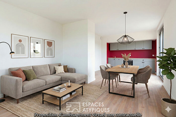 Appartement à vendre - Saint-Didier-de-Formans - 3 pièces - 2 chambres