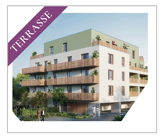 Appartement à vendre - Giberville - 3 pièces - 2 chambres