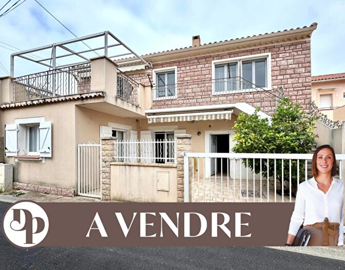 Maison à vendre - Valras-Plage, Centre-ville, Port, Pêcheurs - 5 pièces - 3 chambres