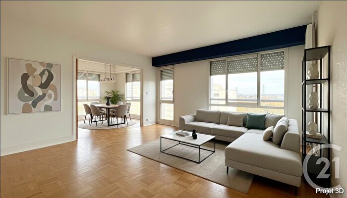 Appartement à vendre - Pontoise, Les Larris, Maradas - 3 pièces - 2 chambres