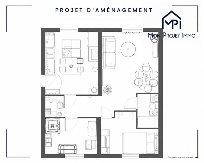 Laval : Appartement 3 pièces à vendre