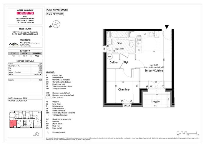 Appartement 2 pièces à louer - Saint-Gervais-les-Bains