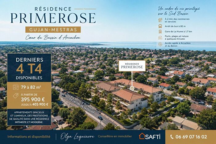 Appartement 4 pièces à Gujan-Mestras, Centre-ville, à vendre