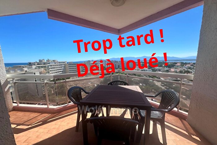 Canet-en-Roussillon, Plage Sud : Appartement 2 pièces à louer