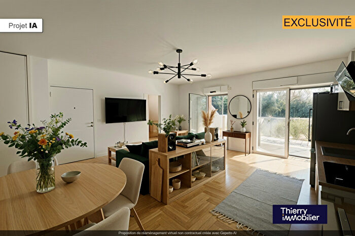 Appartement à vendre - Nantes, Ile de Nantes - 3 pièces - 2 chambres