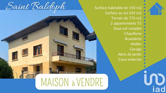 Maison à vendre - Saint-Baldoph - 8 pièces - 4 chambres