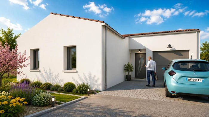 Grézac - Maison 4 pièces à vendre