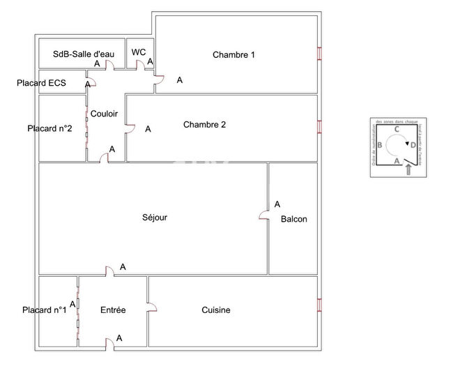 Appartement 3 pièces à Nice, Le Ray, à vendre