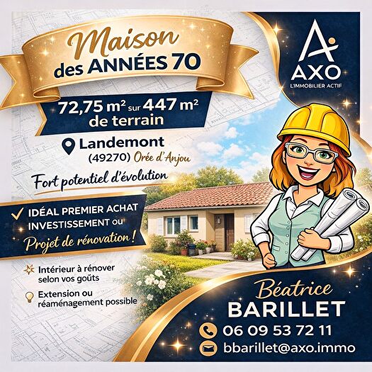 Maison à vendre - Landemont - 4 pièces - 3 chambres