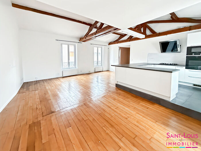 Appartement à louer - Poissy, Centre-ville - 5 pièces - 3 chambres