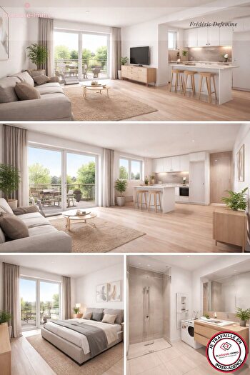 Appartement à vendre - Ballan-Miré - 3 pièces - 2 chambres