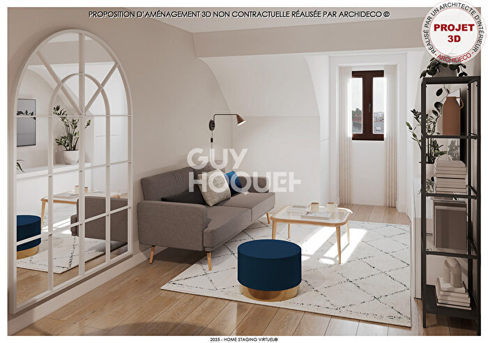 Appartement à vendre - Nantes, Saint-Clément, Jardin des plantes, Caserne Lamoricière - 1 pièce - 1 chambre