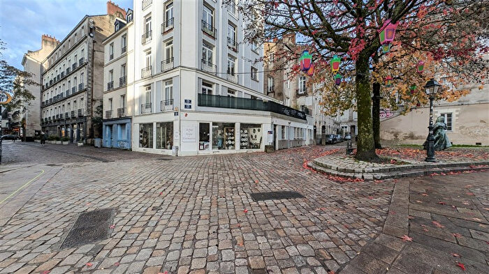 Appartement à vendre - Nantes, Centre-ville - 3 pièces - 2 chambres