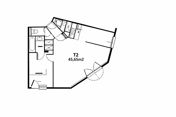 Appartement à vendre - Mérignac, Beaudésert - 2 pièces - 1 chambre
