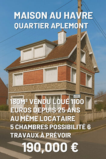 Maison à vendre - Le Havre, Sainte-Cécile Aplemont - 7 pièces - 5 chambres