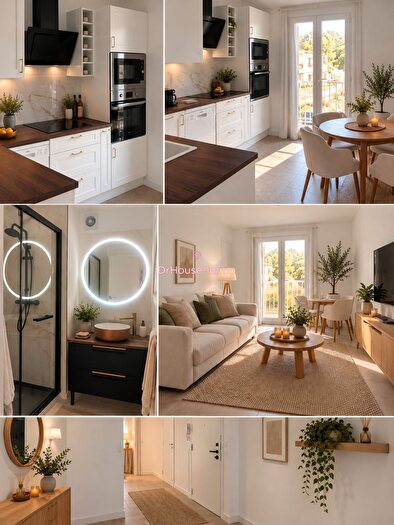 Marseille 4ème, Saint-Just : Appartement 4 pièces à vendre