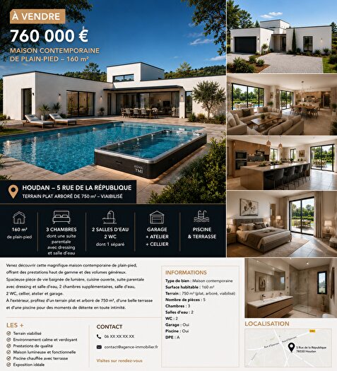 Maison 5 pièces à Houdan, à vendre