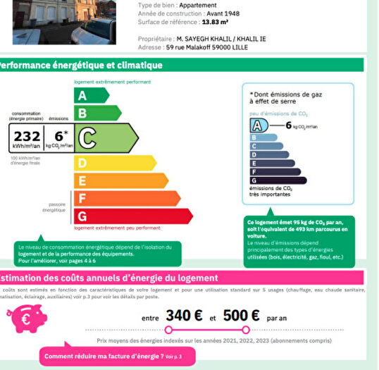 Appartement à louer - Lille, Fives - 1 pièce