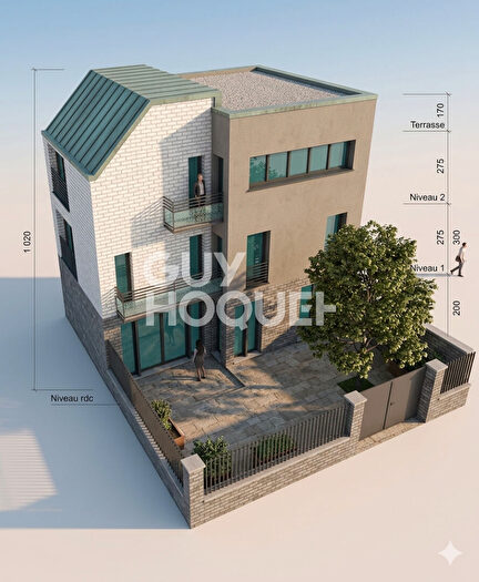 Maison à vendre - Malakoff, Centre-ville, Jean Jaurès - 6 pièces - 4 chambres