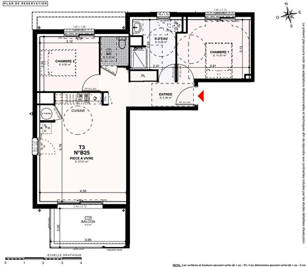 Appartement à vendre - Saint-Pol-de-Léon - 3 pièces - 2 chambres