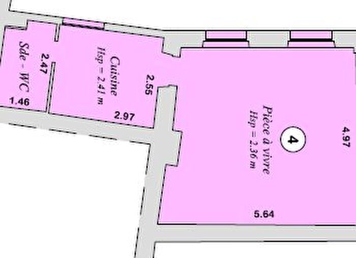 Appartement à vendre - Valmondois - 1 pièce