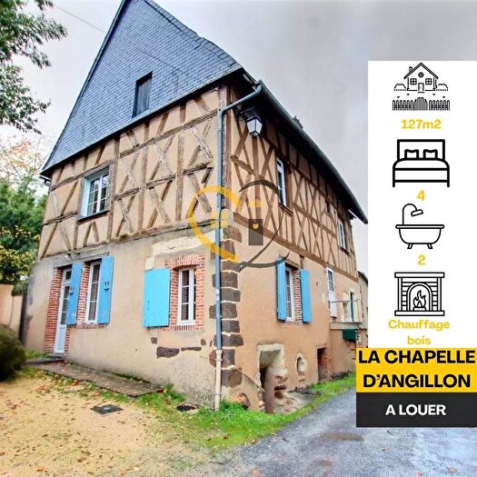 Maison à louer - La Chapelle-dAngillon - 5 pièces - 4 chambres
