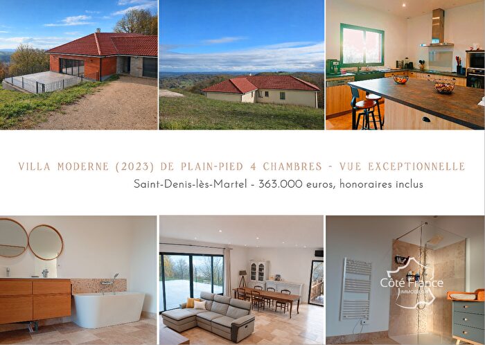 Maison à vendre - Saint-Denis-lès-Martel - 5 pièces - 4 chambres