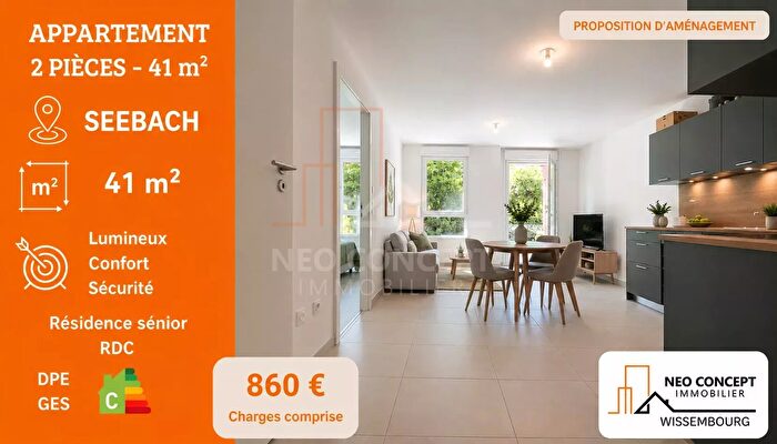 Appartement 2 pièces à Seebach, à louer