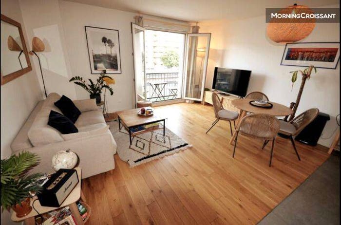 Bassin de la Villette, Paris 19ème arrondissement : Appartement 2 pièces à louer