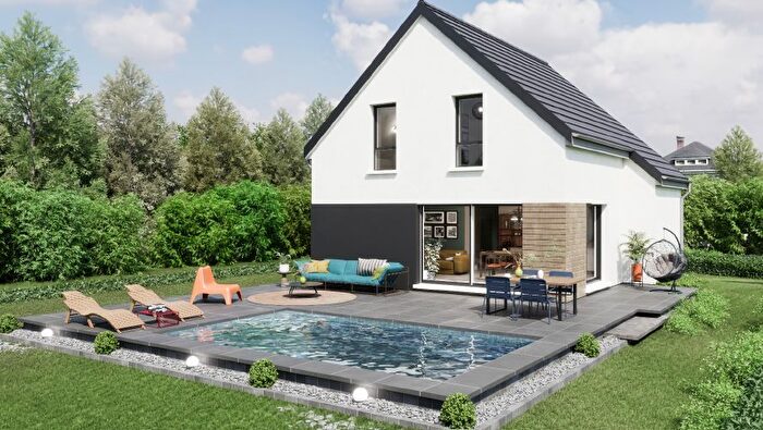 Maison à vendre - Mulhouse, Rebberg - 6 pièces - 4 chambres