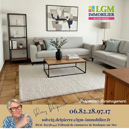 Maison à vendre - Acquin-Westbécourt - 3 pièces - 2 chambres