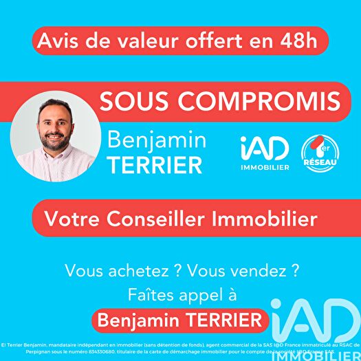 Appartement à vendre - Perpignan, Moulin-à-Vent, Vertefeuille - 3 pièces - 2 chambres