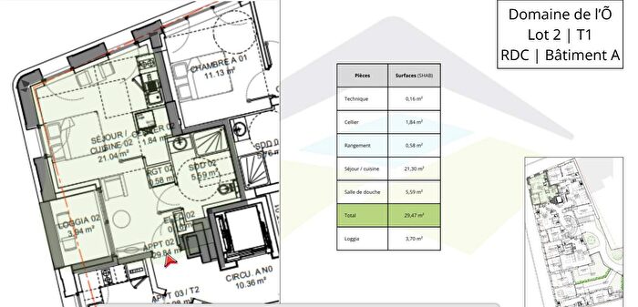 Appartement à vendre - Calais, Calais-Nord - 2 pièces - 1 chambre