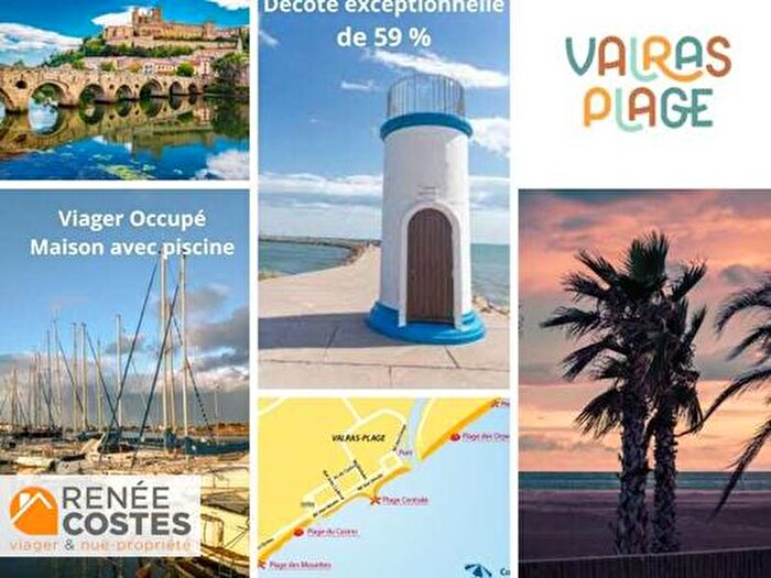 Maison à vendre - Valras-Plage - 5 pièces - 4 chambres