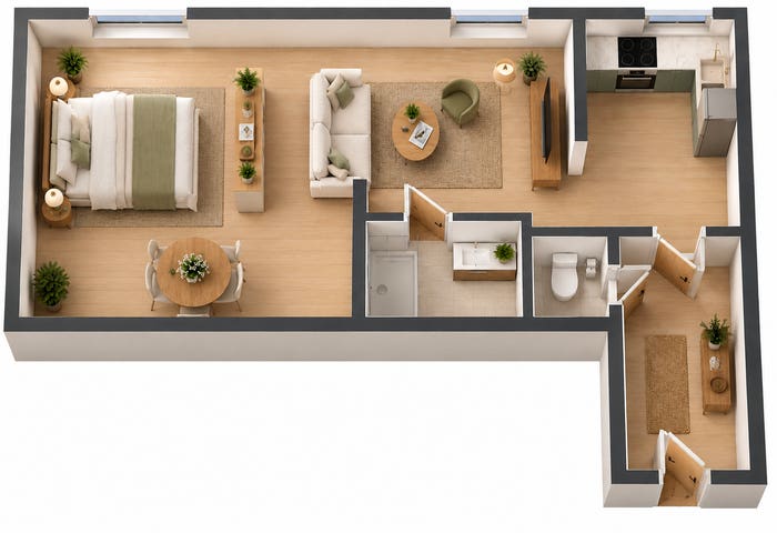 Appartement 1 pièce à vendre - Le Pré-Saint-Gervais, Arpents, Rabelais, Liberté